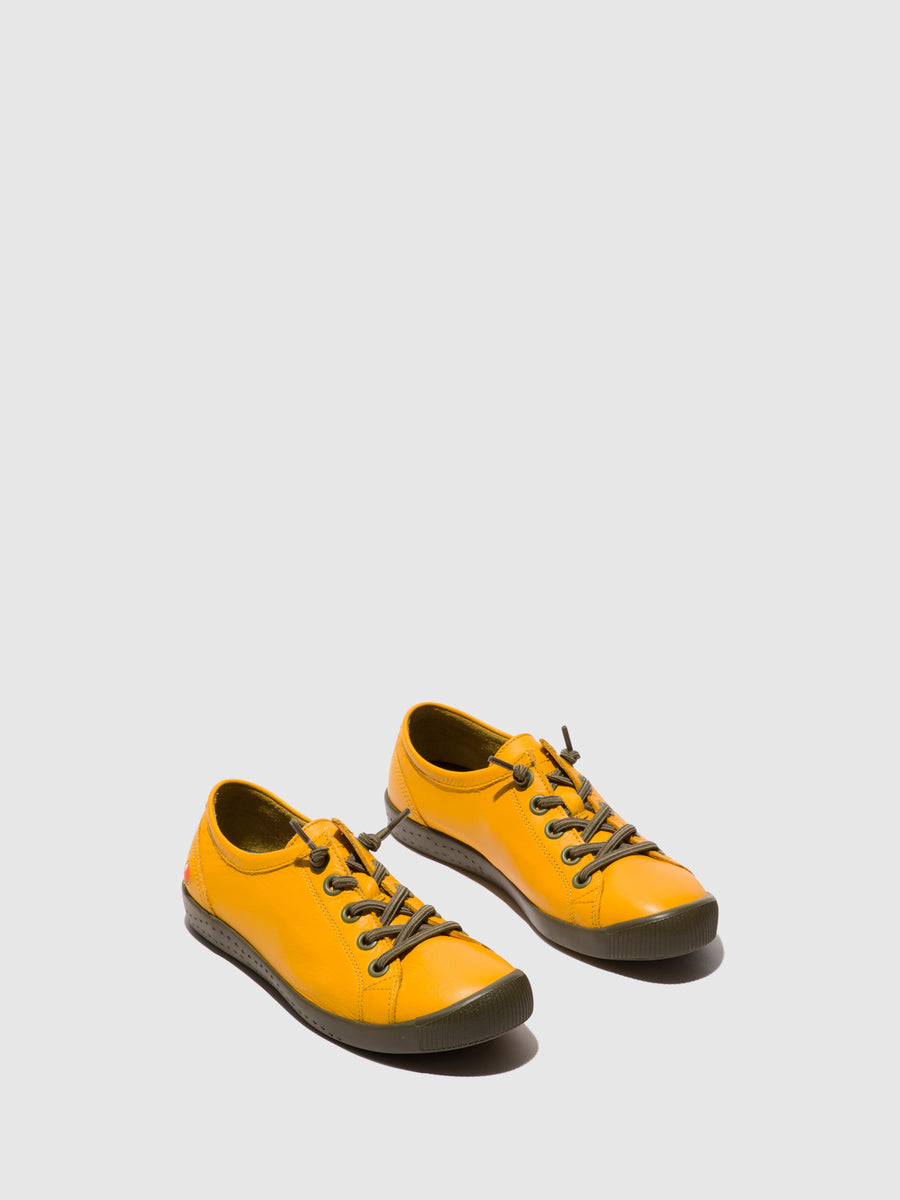 Lace-up Trainers ISLAII557SOF MUSTARD – Softinos