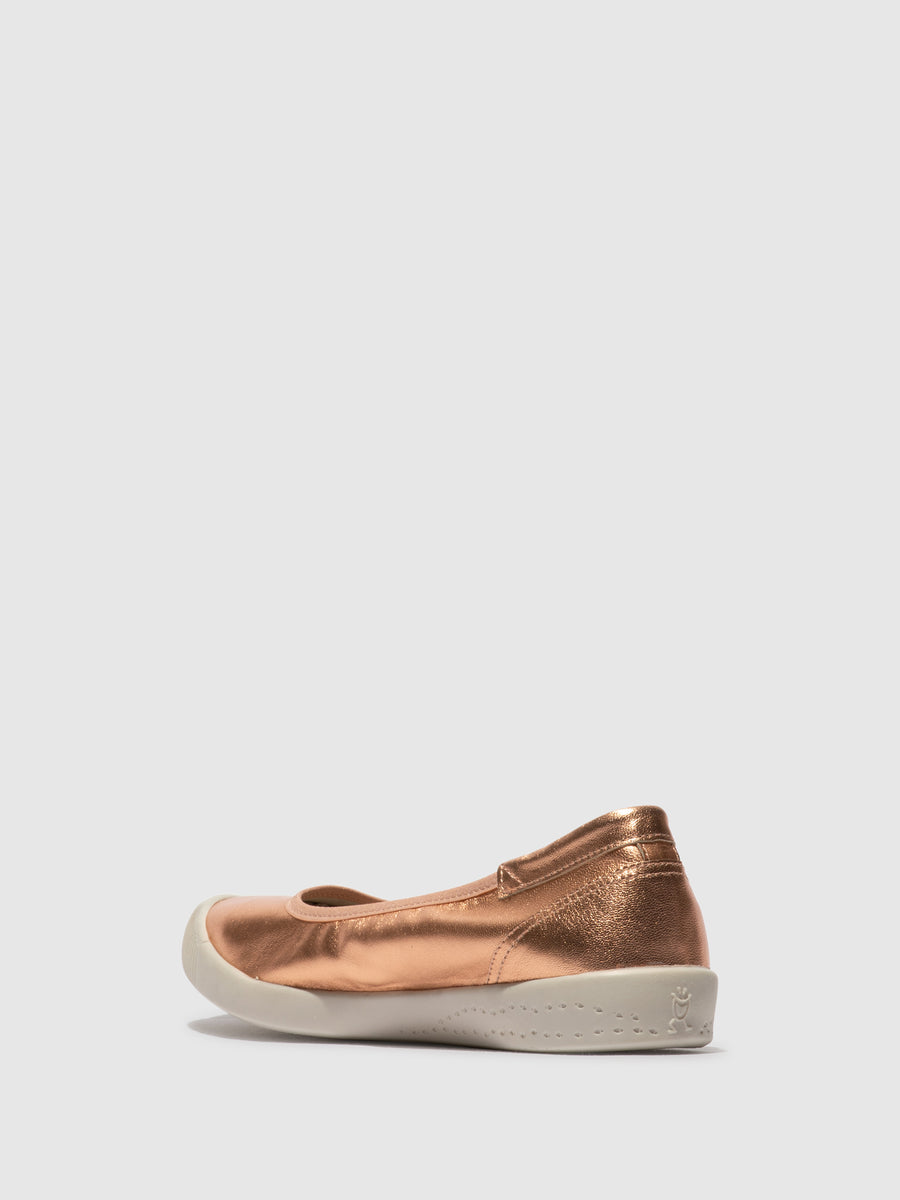 Elasticated Ballerinas ILMEI737SOF LAMINATO ROSE – Softinos