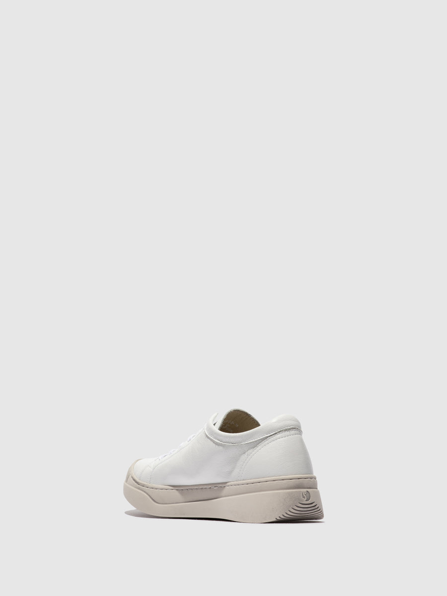 Lace-up Trainers APOR794SOF SMOOTH LEATHER WHITE – Softinos