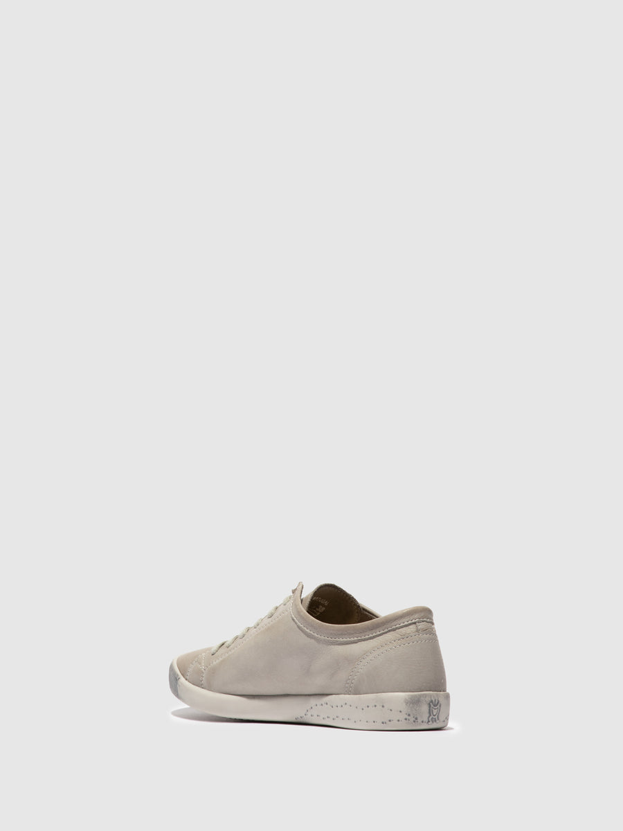 Lace-up Trainers ISLA WASHED LIGHT GREY – Softinos