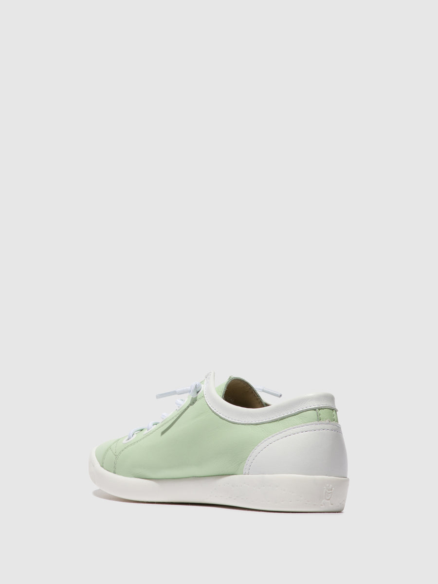 Elasticated Trainers ISLAII LIGHT GREEN – Softinos