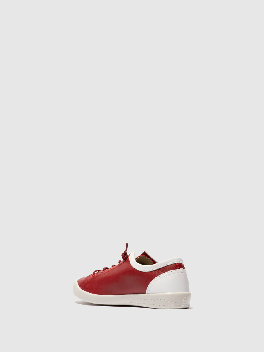 Elasticated Trainers ISLAII557SOF RED/WHITE – Softinos