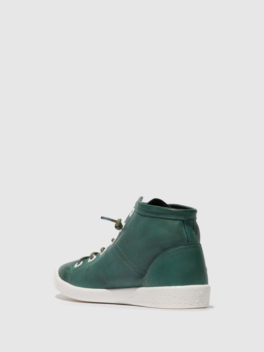 Elasticated Ankle Boots ISLEEN II GREEN – Softinos