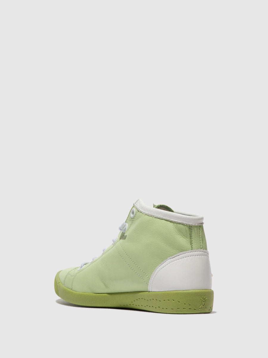 Elasticated Ankle Boots ISLEEN586SOF LIGHT GREEN (AVOCADO SOLE) – Softinos
