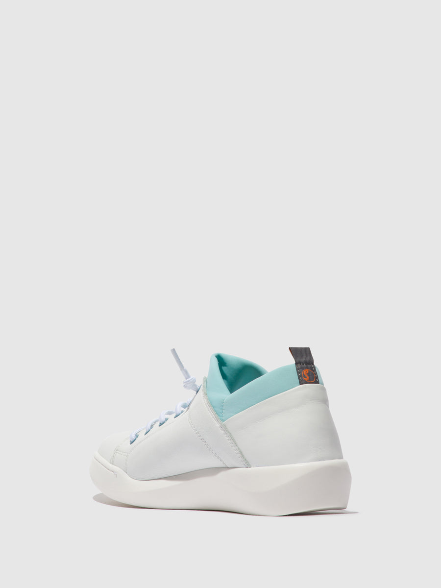Elasticated Trainers BONN667SOF WHITE/BLUE – Softinos