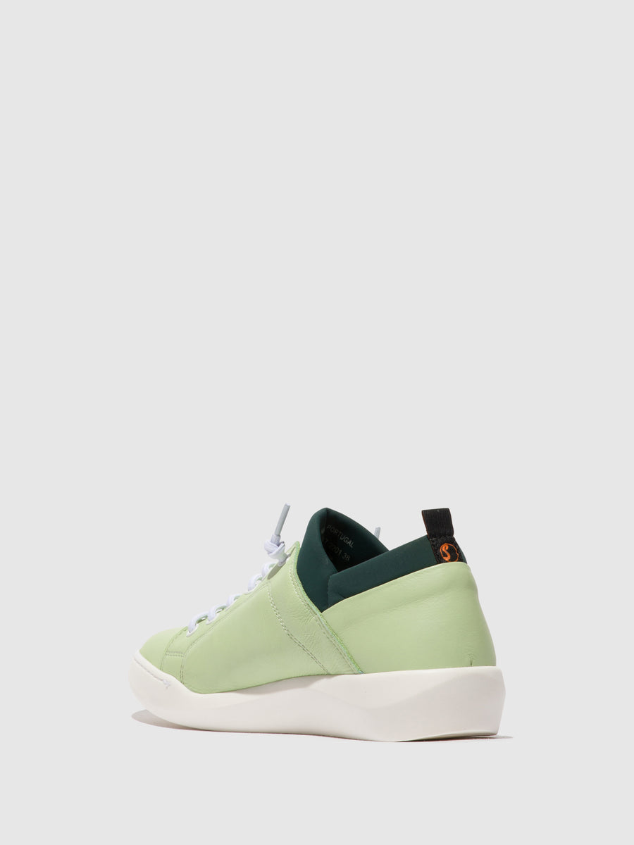 Elasticated Trainers BONN667SOF LIGHT GREEN/PETROL – Softinos