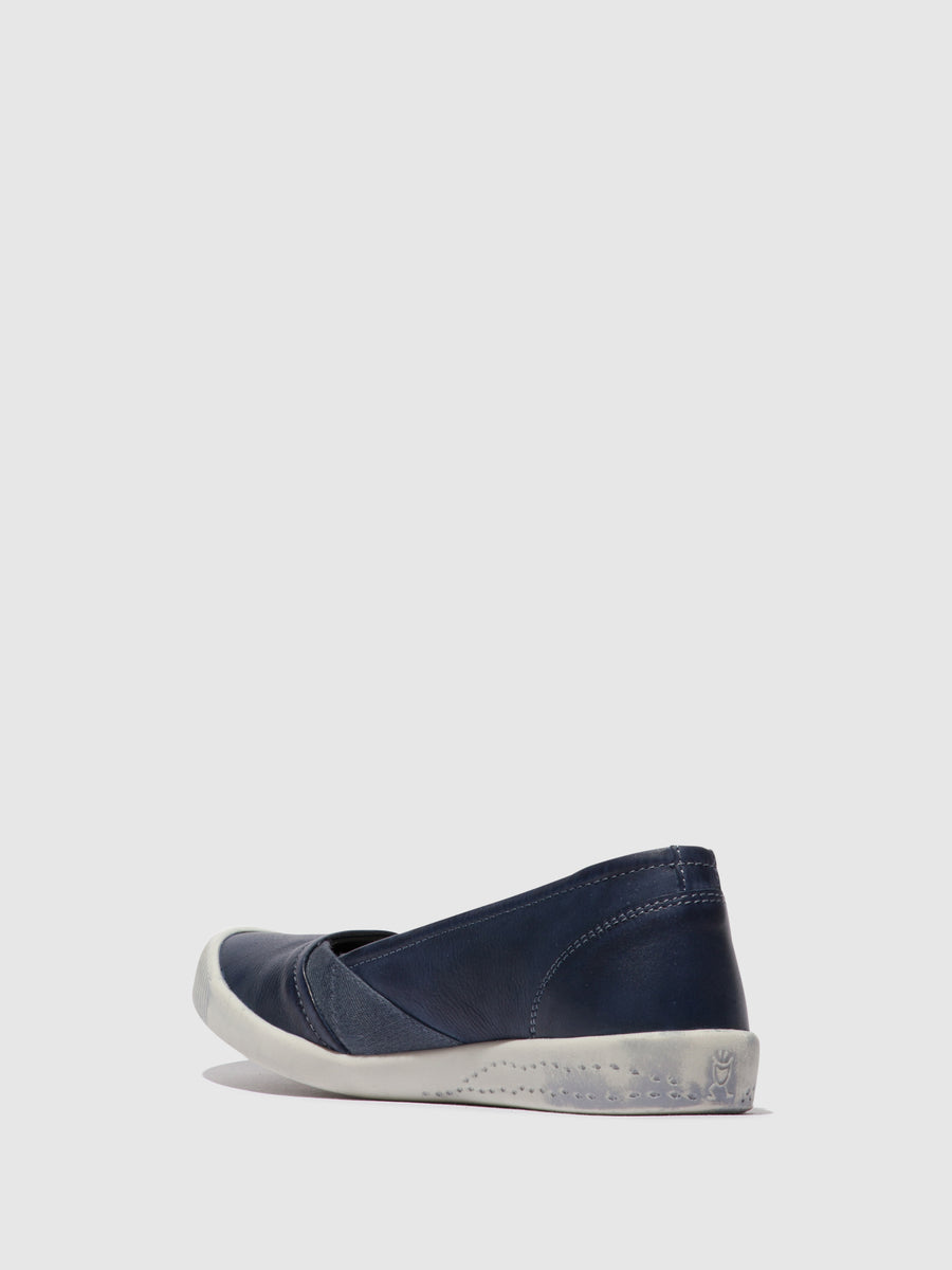 Elasticated Ballerinas ILSA676SOF NAVY – Softinos