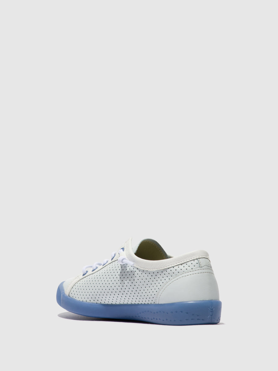 Elasticated Trainers IWIS710 LIGHT BLUE/WHITE – Softinos