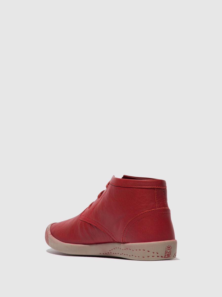 Lace-up Ankle Boots IOTA702SOF Red – Softinos